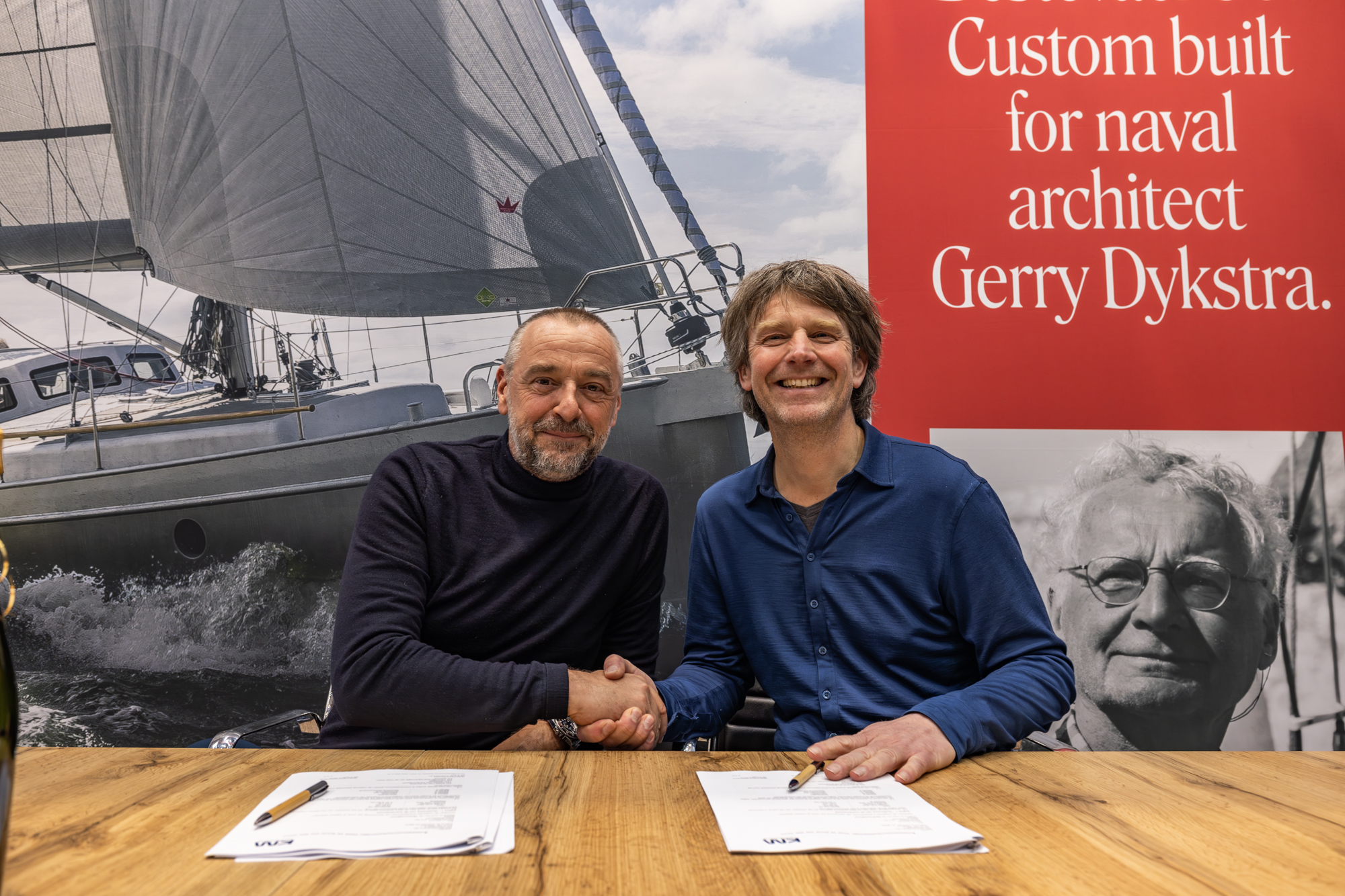 Tom Waes signs contract for construction of Bestevaer 53 SY - KM ...